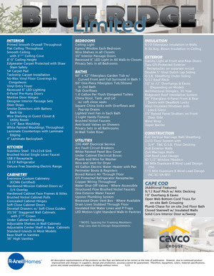 Modular Home Brochures - Cavco Crouse